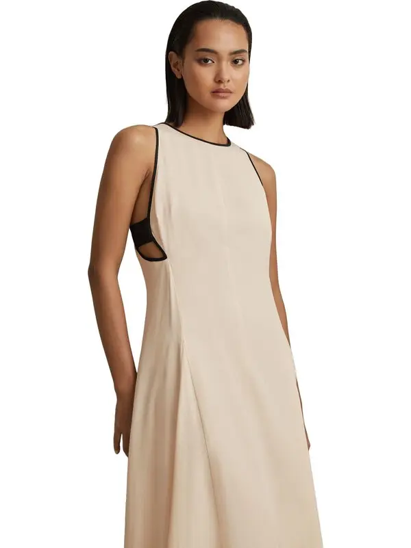 REISS Darna Maxi Dress - White
