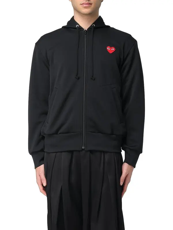 Play Comme Des Garcon Sweatshirt - Black