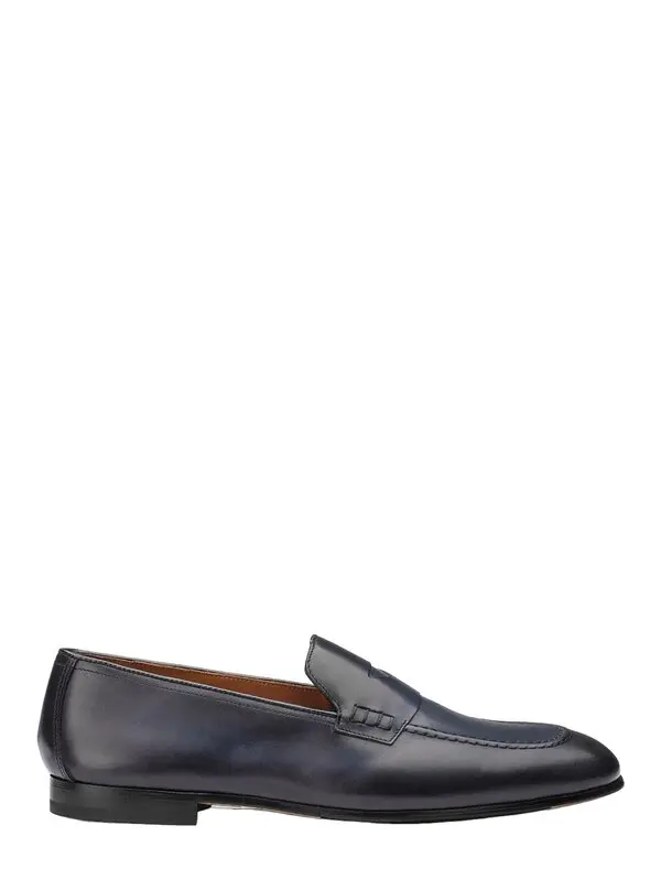 DOUCAL'S Leather Loafers - Blue