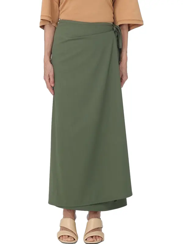 LEMAIRE Wrap Skirt - Bottle Green