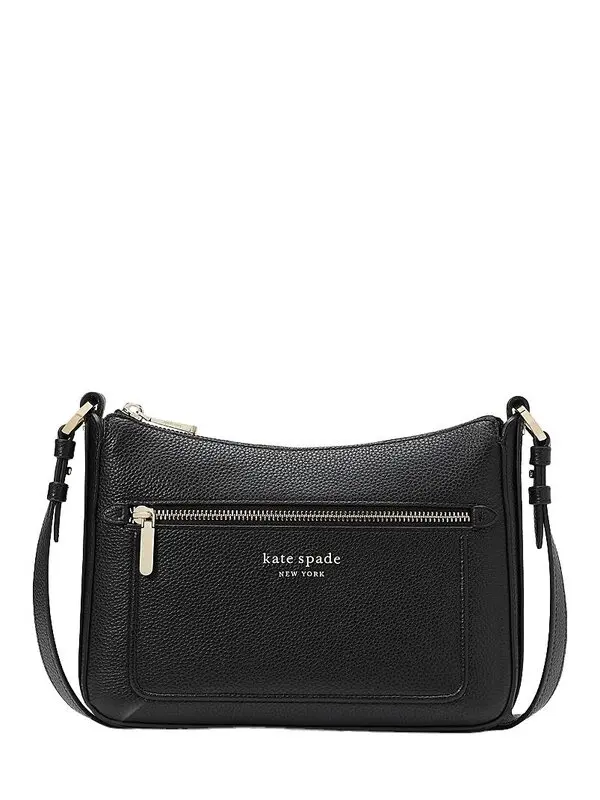 Kate Spade New York Hudson Medium Pebbled Leather Crossbody - Black