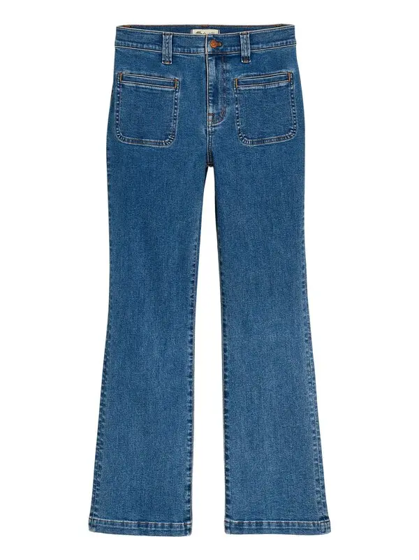 Madewell Kick Out Crop Jeans - Elkton Wash