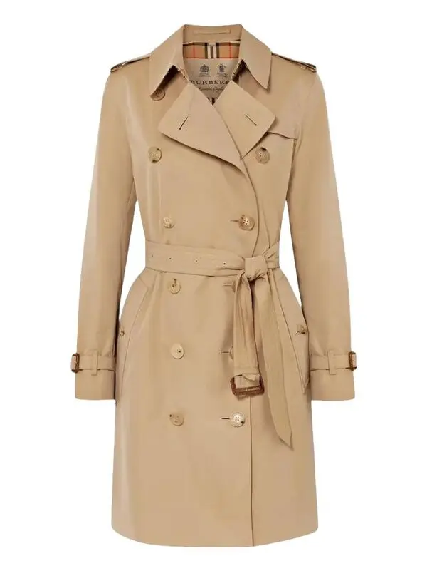Burberry Kensington Organic Cotton-gabardine Trench Coat - Neutrals