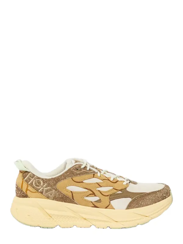 Hoka One One Clifton L Suede Sneakers - Beige