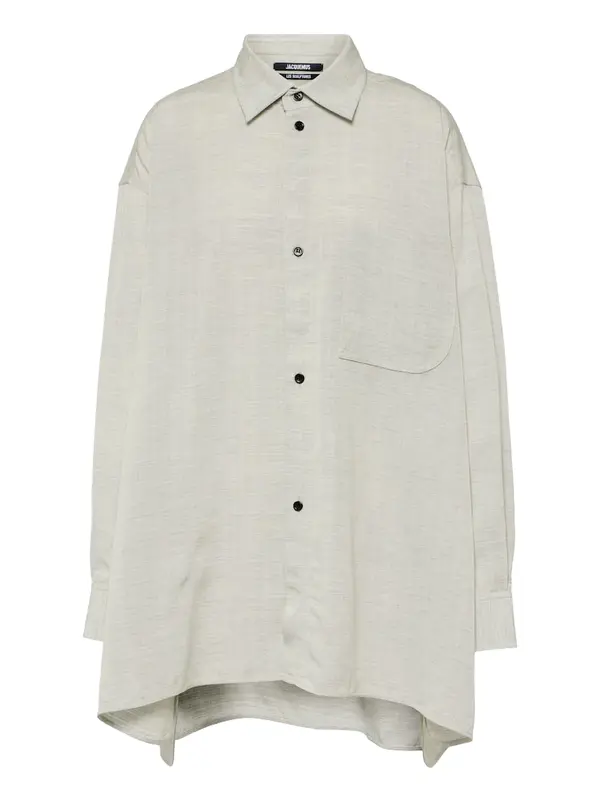 Jacquemus Le Chemise Poche Shirt - Grey