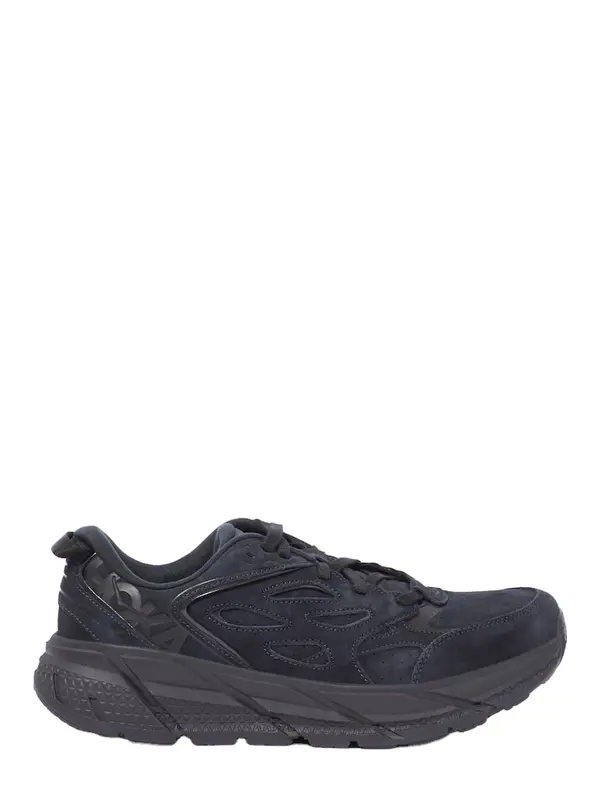 Hoka One One Clifton L Suede Sneakers - Black