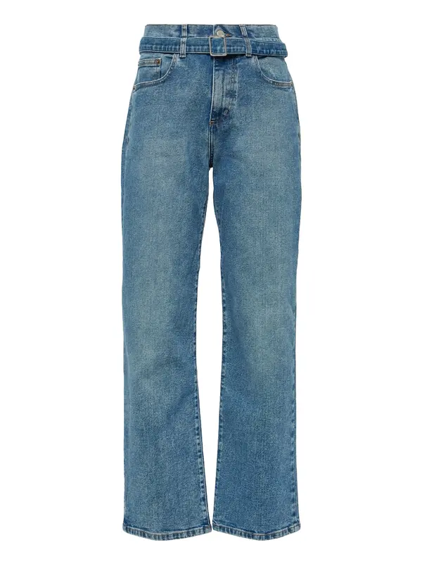 Proenza Schouler Ellsworth Mid-rise Straight Jeans - Blue