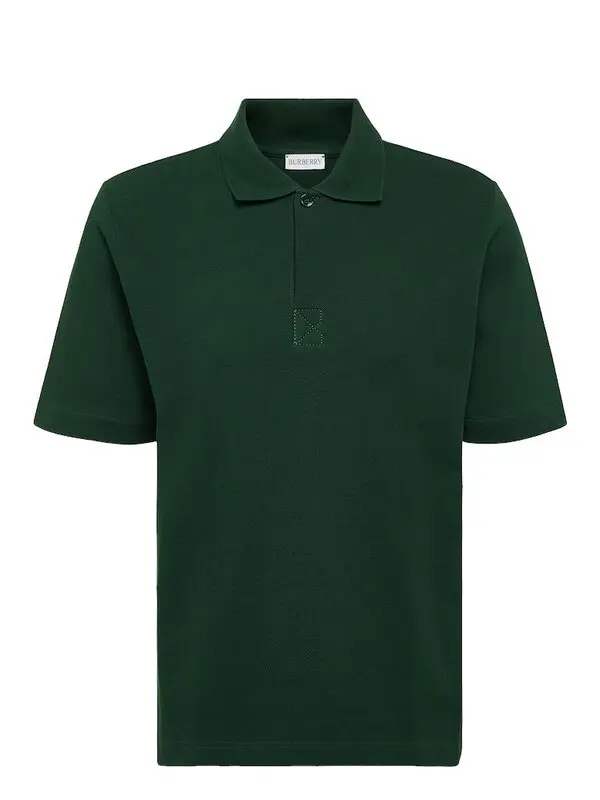 Burberry Cotton Polo Shirt - Green