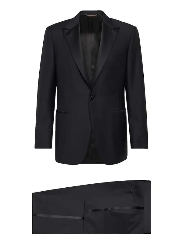Canali Wool Tuxedo - Black