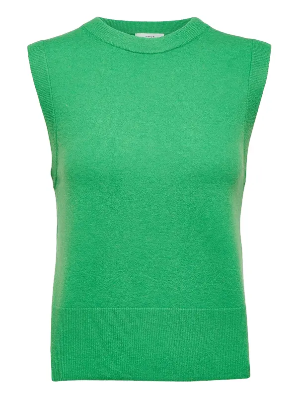 Vince Wool-blend Sweater Vest - Green