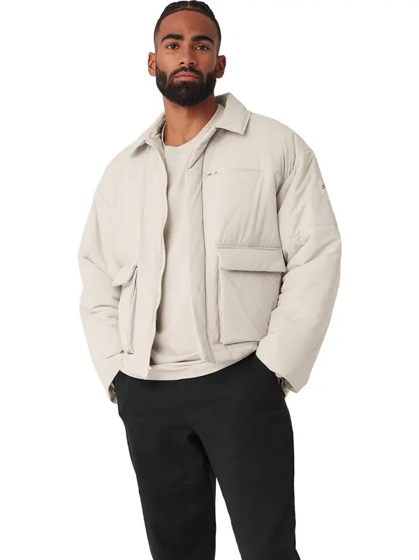 Alo Yoga Voyage Utility Cargo Jacket - Bone