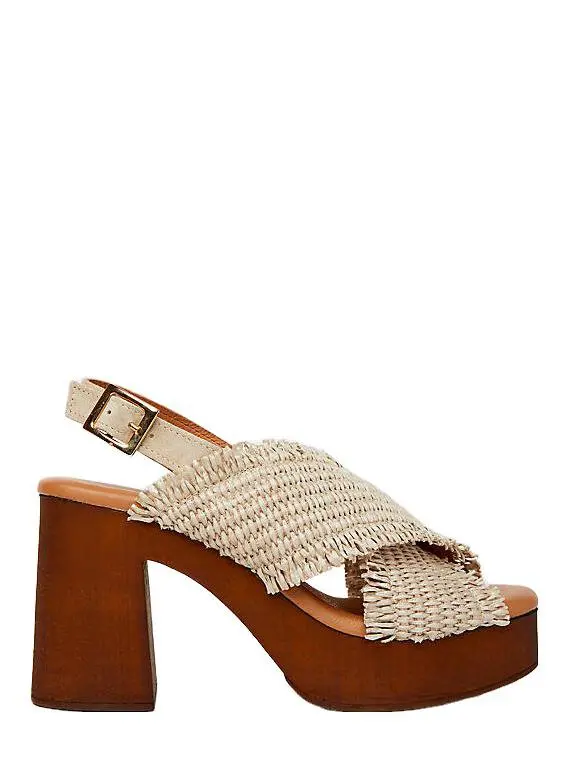 Cordani Wendy Platform Sandals - Beige