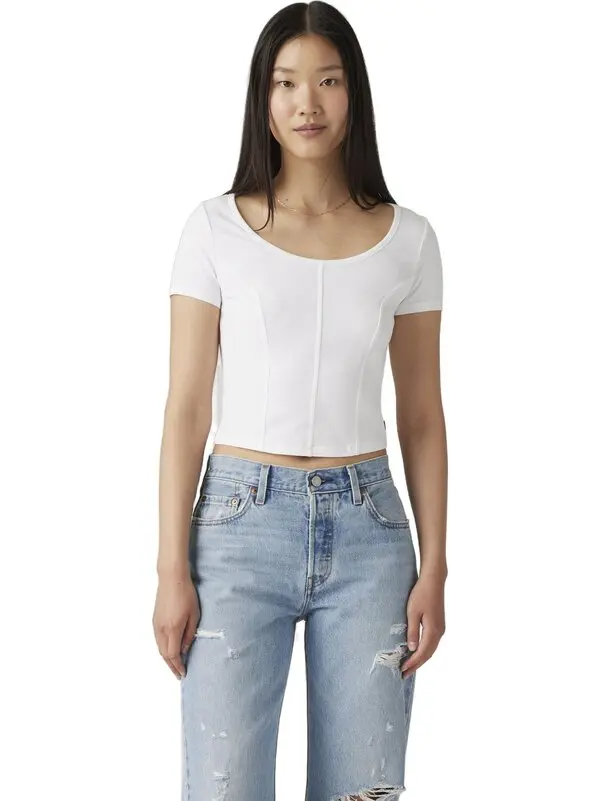 LEVI'S Mars Corset T-shirt - White