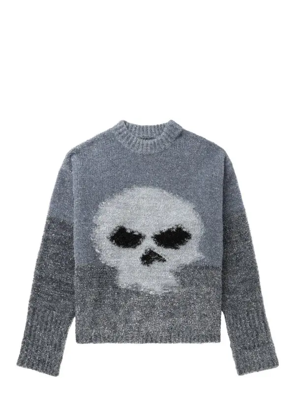 ERL Intarsia-knit Jumper - Grey