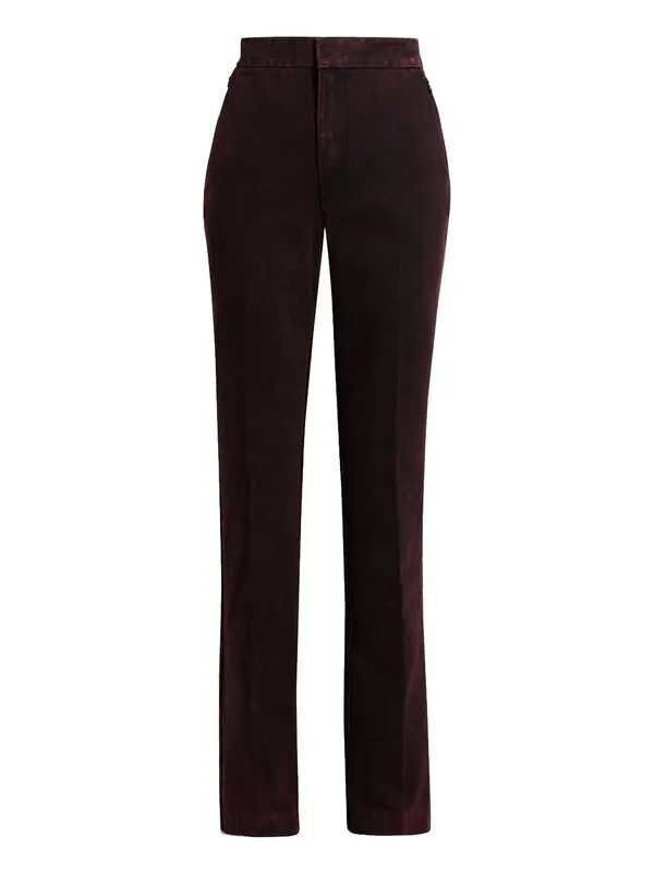 Alexander Wang High-rise Flared Jeans - Merlot