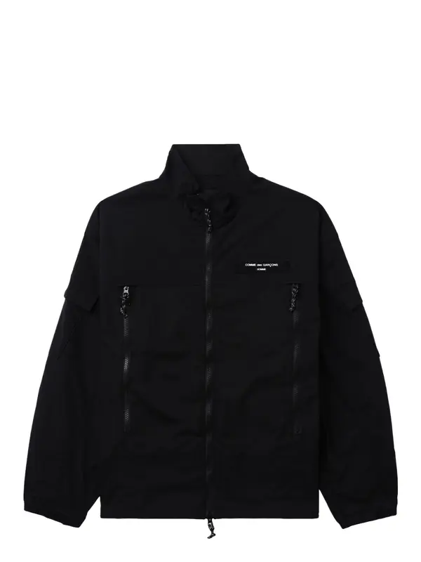 Comme Des Garçons Logo-print Jacket - Black