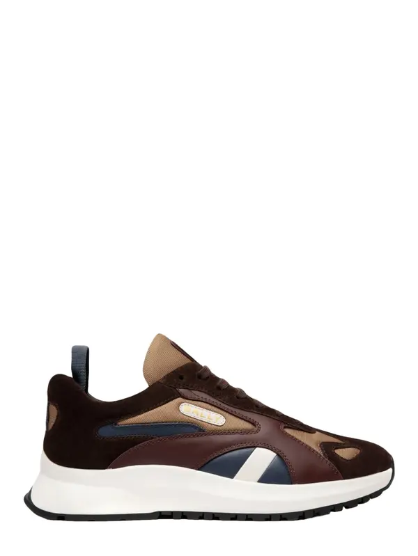 Bally Panelled Lace-up Sneakers - Brown