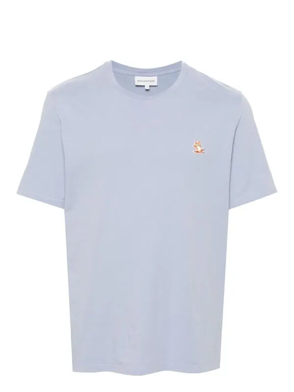 Maison Kitsuné Chillax Fox Cotton T-shirt - Blue