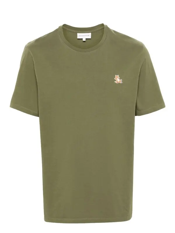 Maison Kitsuné Chillax Fox Cotton T-shirt - Green