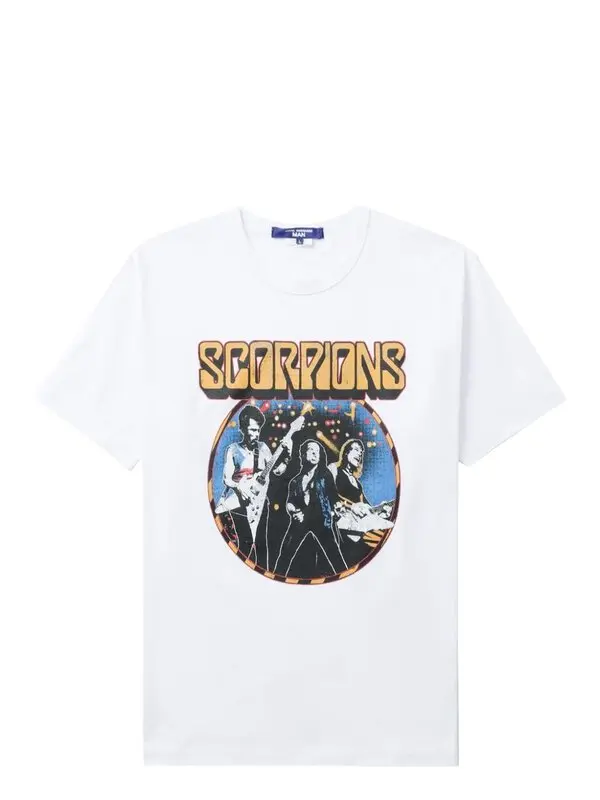 Junya Watanabe Graphic-print Cotton T-shirt - White