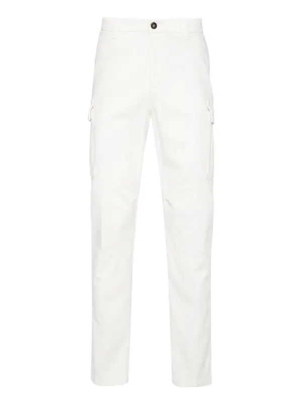 Eleventy Tapered Cargo Pants - White
