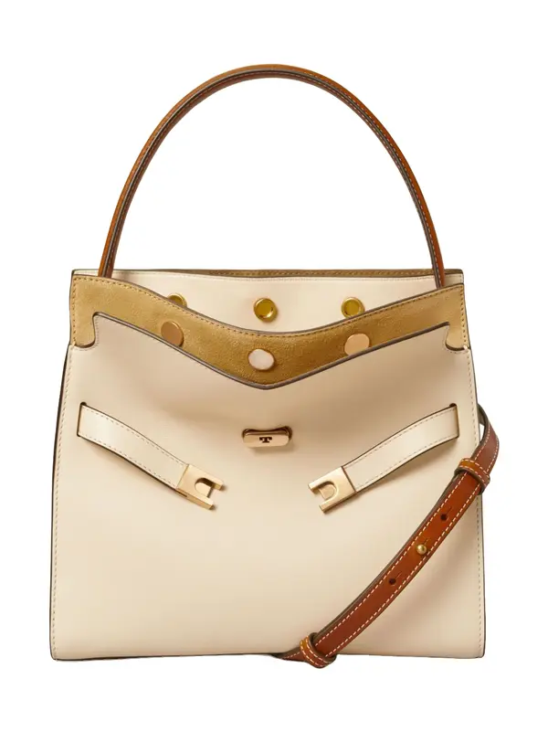 Tory Burch Lee Radziwill Small Tote - Neutrals