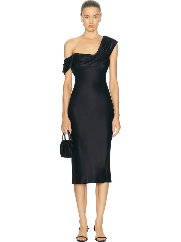 Lpa Vania Midi Dress - Black