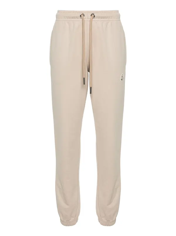 Moncler Logo-appliqué Track Pants - Neutrals
