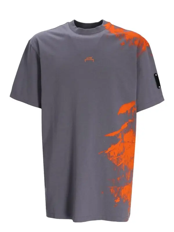 A-COLD-WALL* Brushstroke Cotton T-shirt - Grey