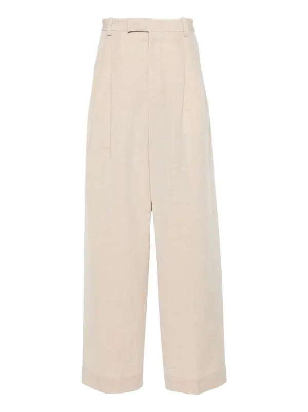 Jacquemus Titolo Tapered Trousers - Neutrals