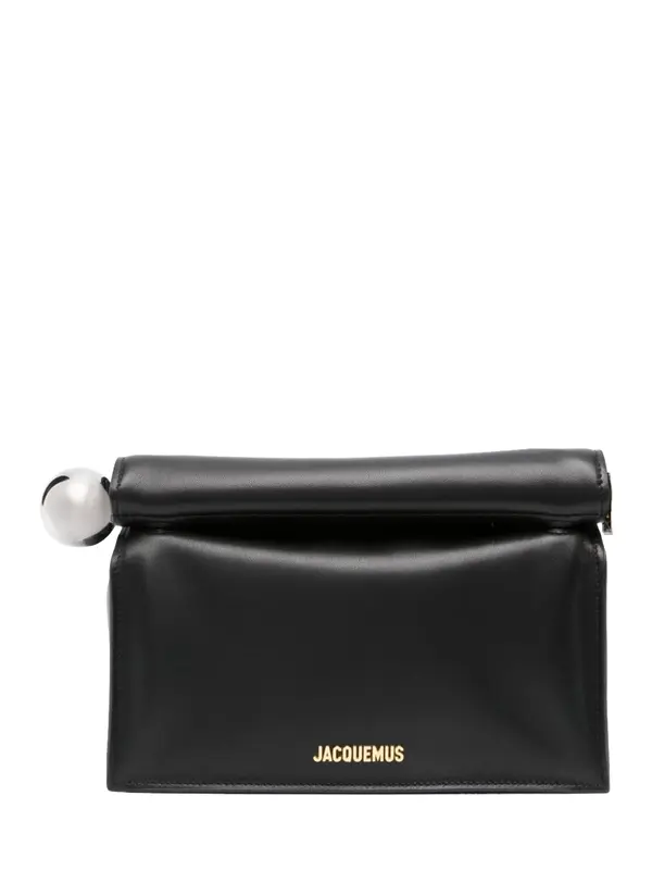 Jacquemus La Pochette Rond Carré Clutch - Black
