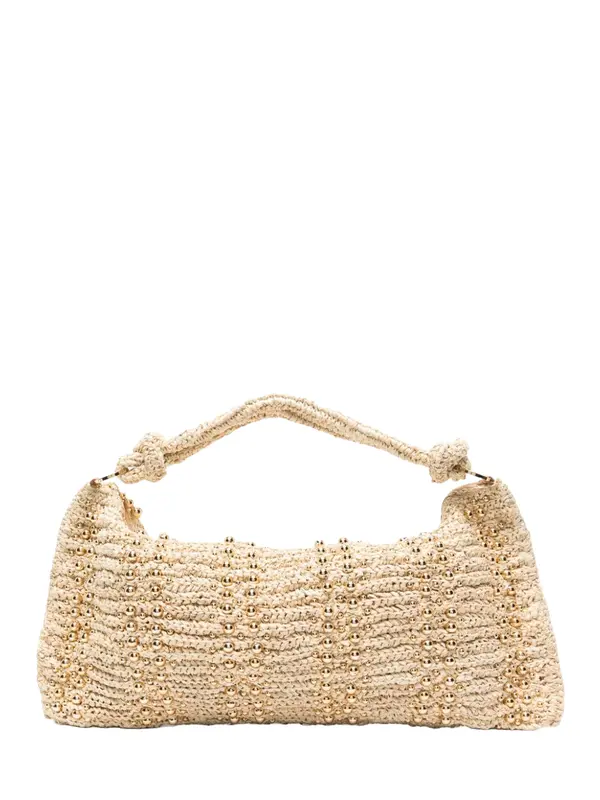 Cult Gaia Hera Raffia Shoulder Bag - Neutrals