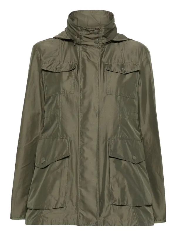 Moncler Ilo Concealed-hood Jacket - Green