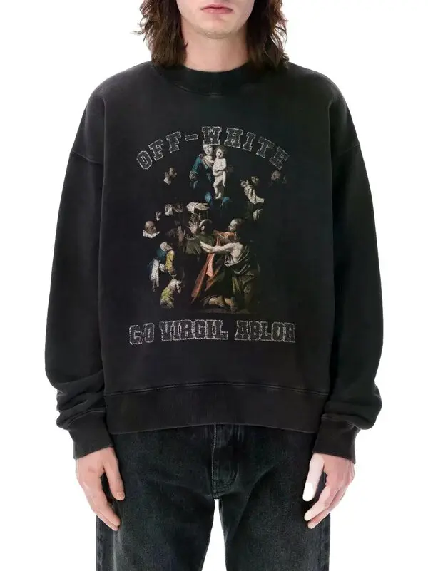 Off-White Mary Skate Sweatshirt - Black
