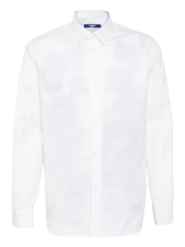 Junya Watanabe Patchwork Cotton Shirt - White