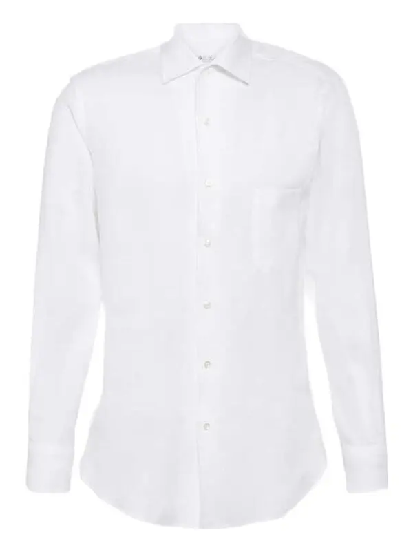 Loro Piana André Linen Shirt - White