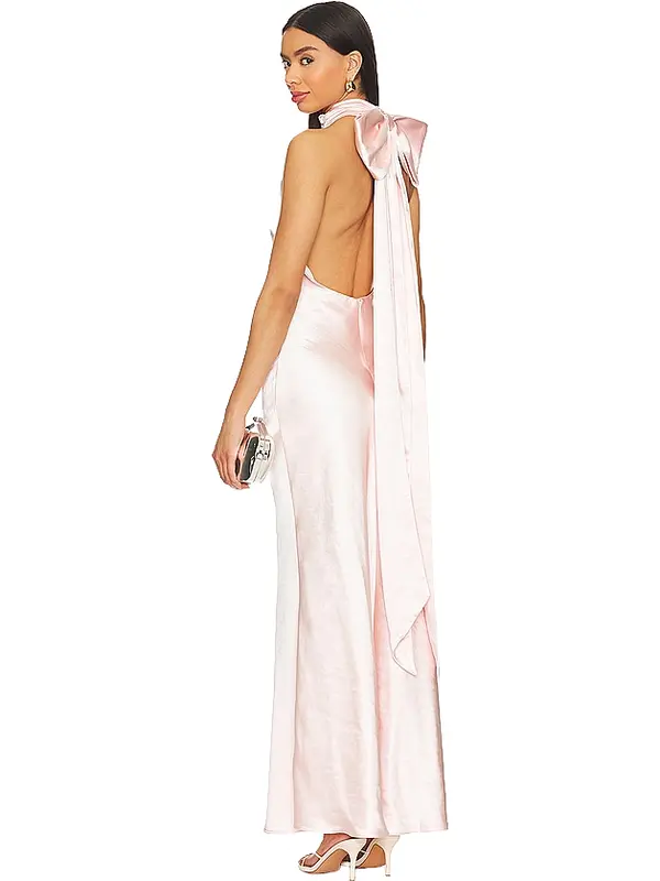 Misha Collection X Evianna Gown - Rosewater Pink