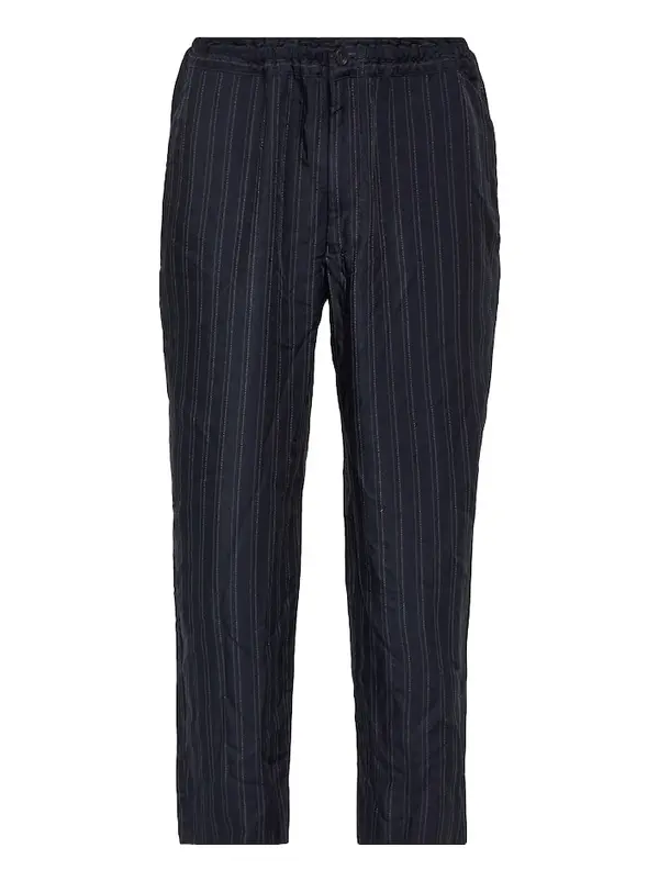 Comme Des Garçons Homme Deux Striped Straight Pants - Blue