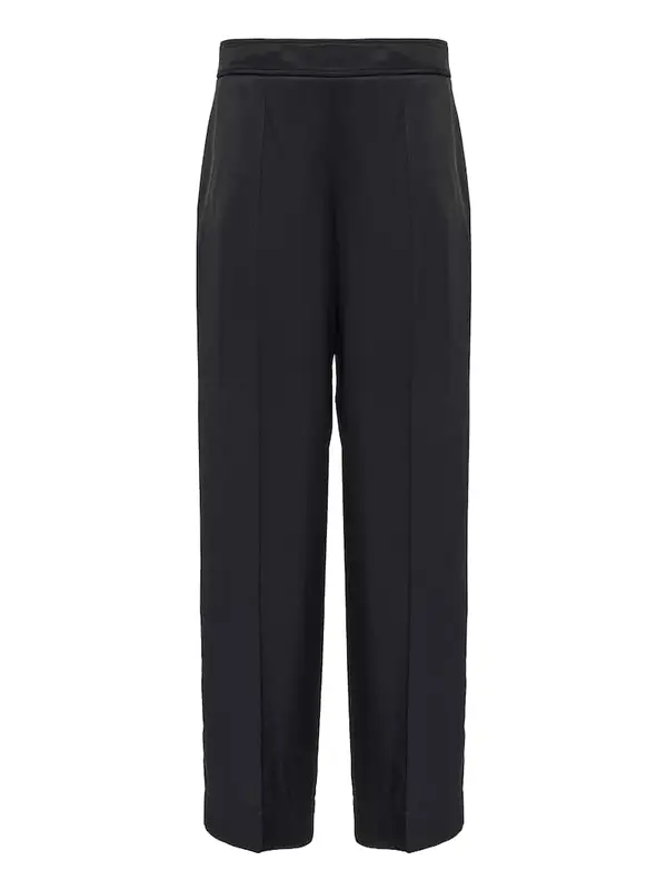 JIL SANDER High-rise Wide-leg Pants - Blue