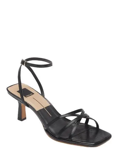 Dolce Vita Manji Leather Sandal - Midnight Patent Leather