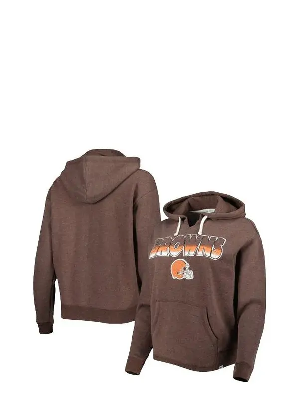 '47 Cleveland Browns Kennedy Pullover Hoodie - Brown