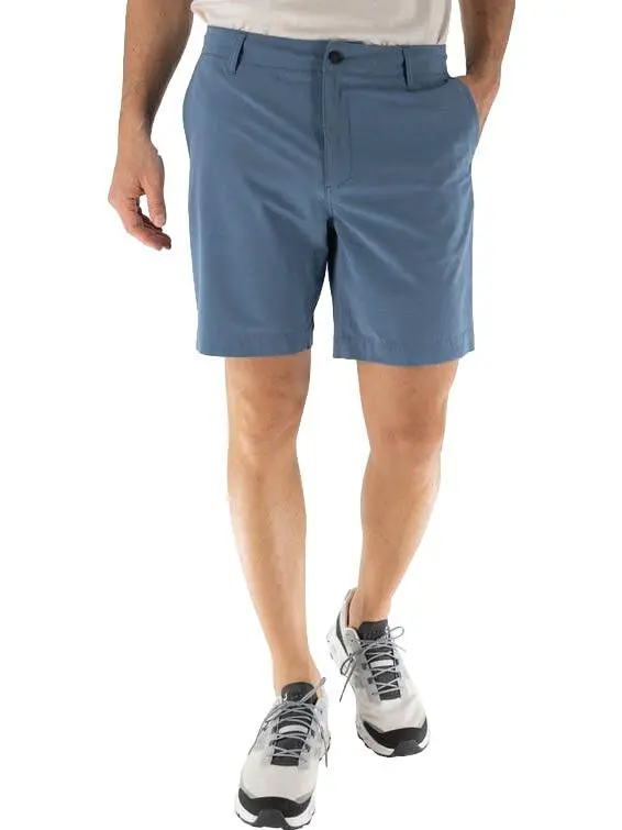 DEVIL-DOG DUNGAREES 8" Hybrid Shorts - Blue Bay