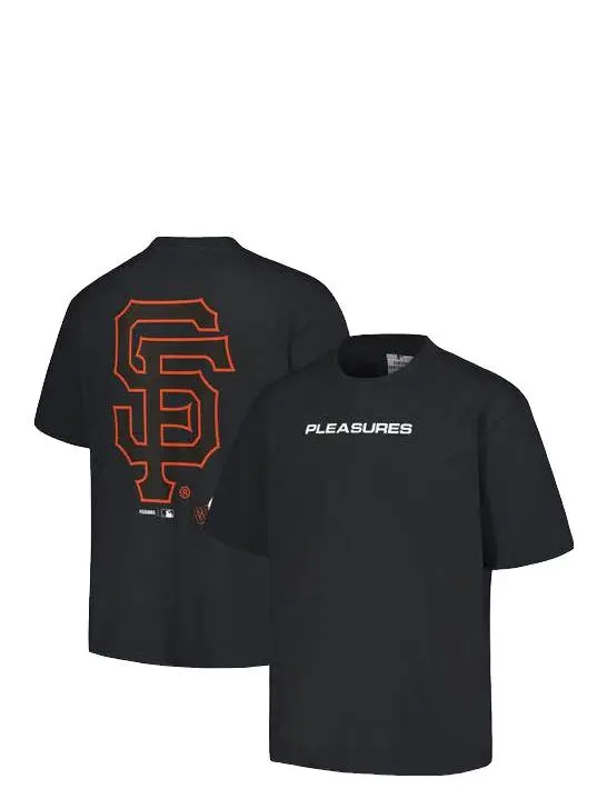 PLEASURES San Francisco Giants Ballpark T-shirt - Black