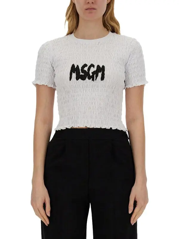 MSGM Logo T-shirt - White