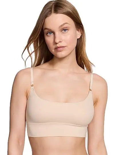 Victoria's Secret Bodywear Victoria With Feathersoft™ Innovation Bralette - Beige