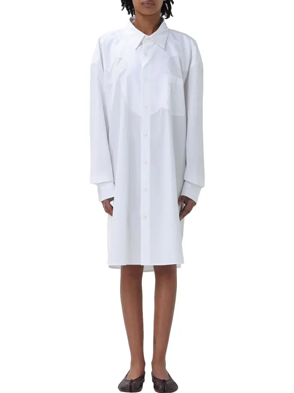 MAISON MARGIELA Shirt Dress - White
