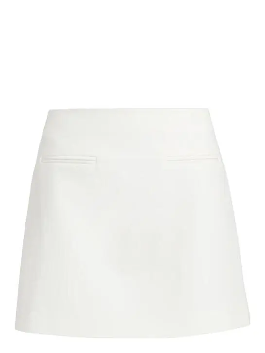 MILLY Cady Miniskirt - Ecru