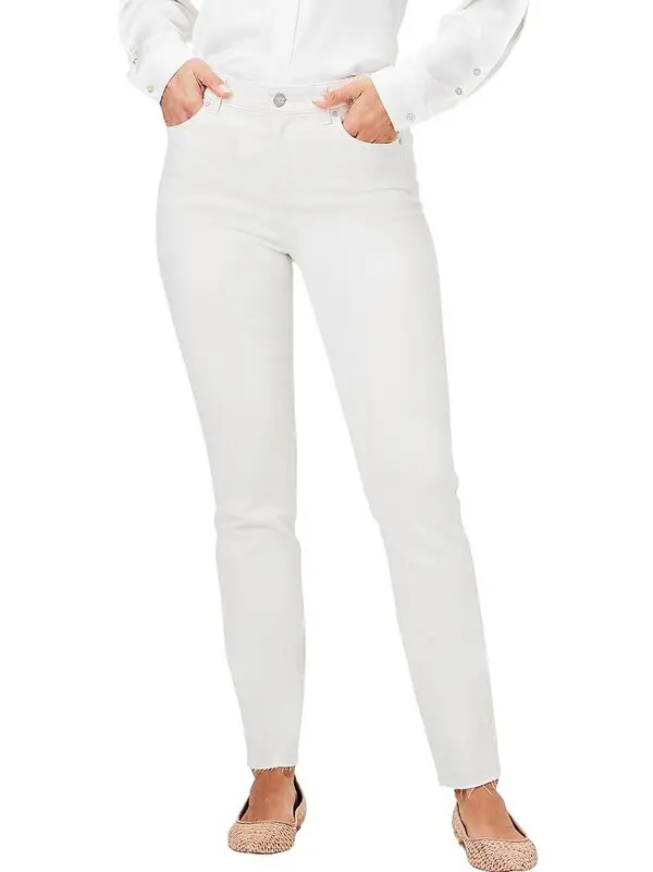 NIC+ZOE High-rise Straight Ankle Jeans - Canvas