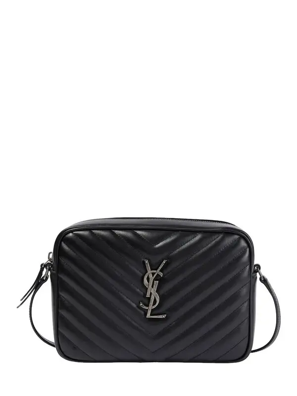 Saint Laurent Lou Quilted Camera Bag - Black