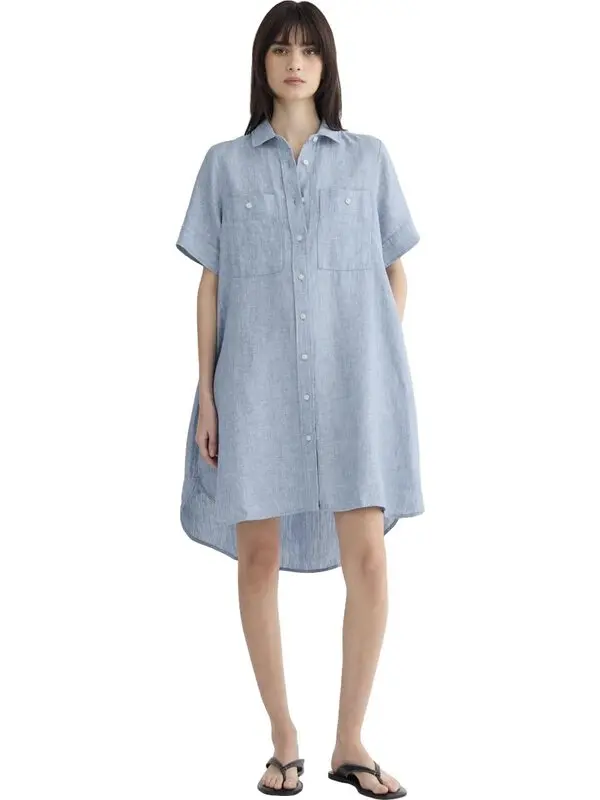 Everlane Daytripper Linen Dress - Chambray